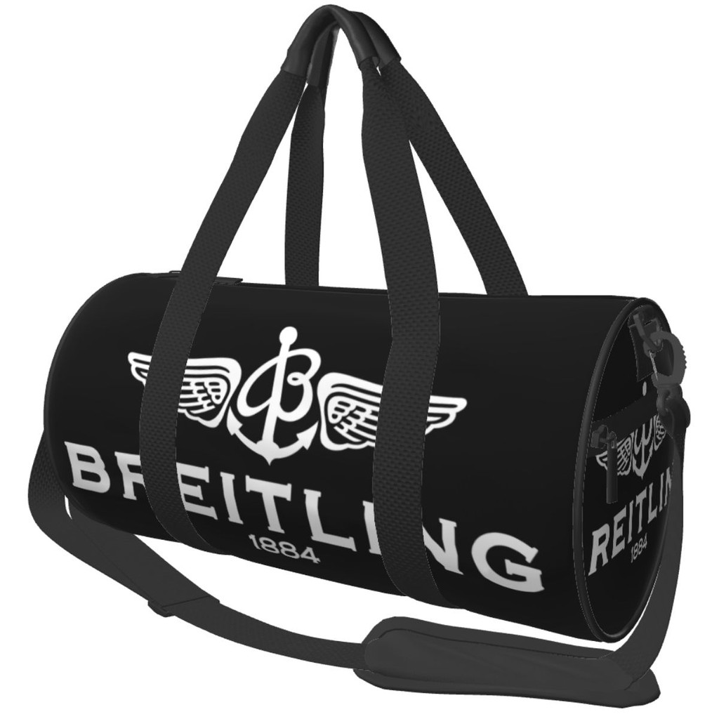 Breitling-logo Sports Gym Bag with Pocket Waterproof Weekender Duffel ...