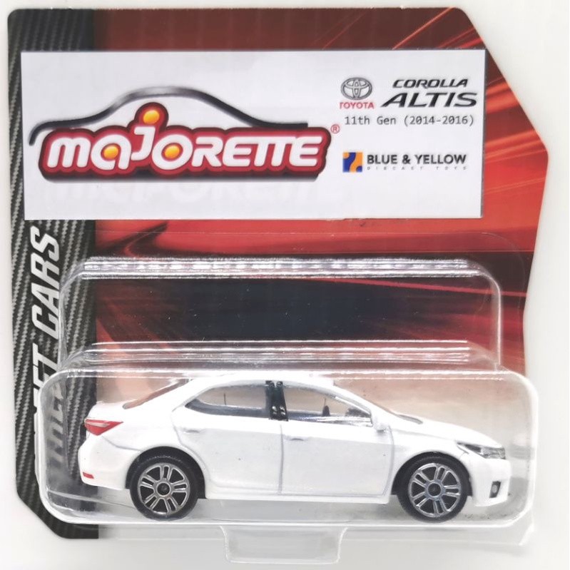 1/60 Majorette Toyota Corolla Altis Diecast Scale Model Toy Car Color ...