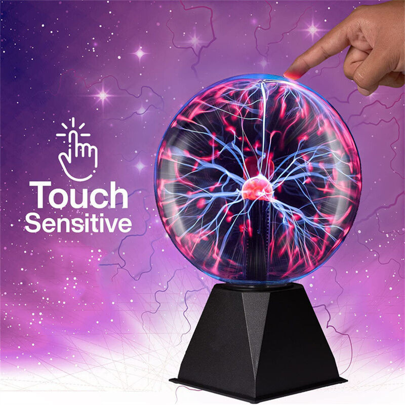 3inch Novelty Magic Glass Plasma Ball Light For Kids Birthday Gift Home ...