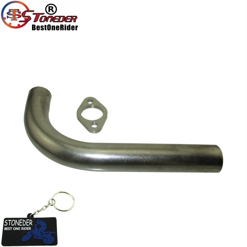 STONEDER DIY Header Exhaust Flange For GX390 Generator Go Kart Mini ...