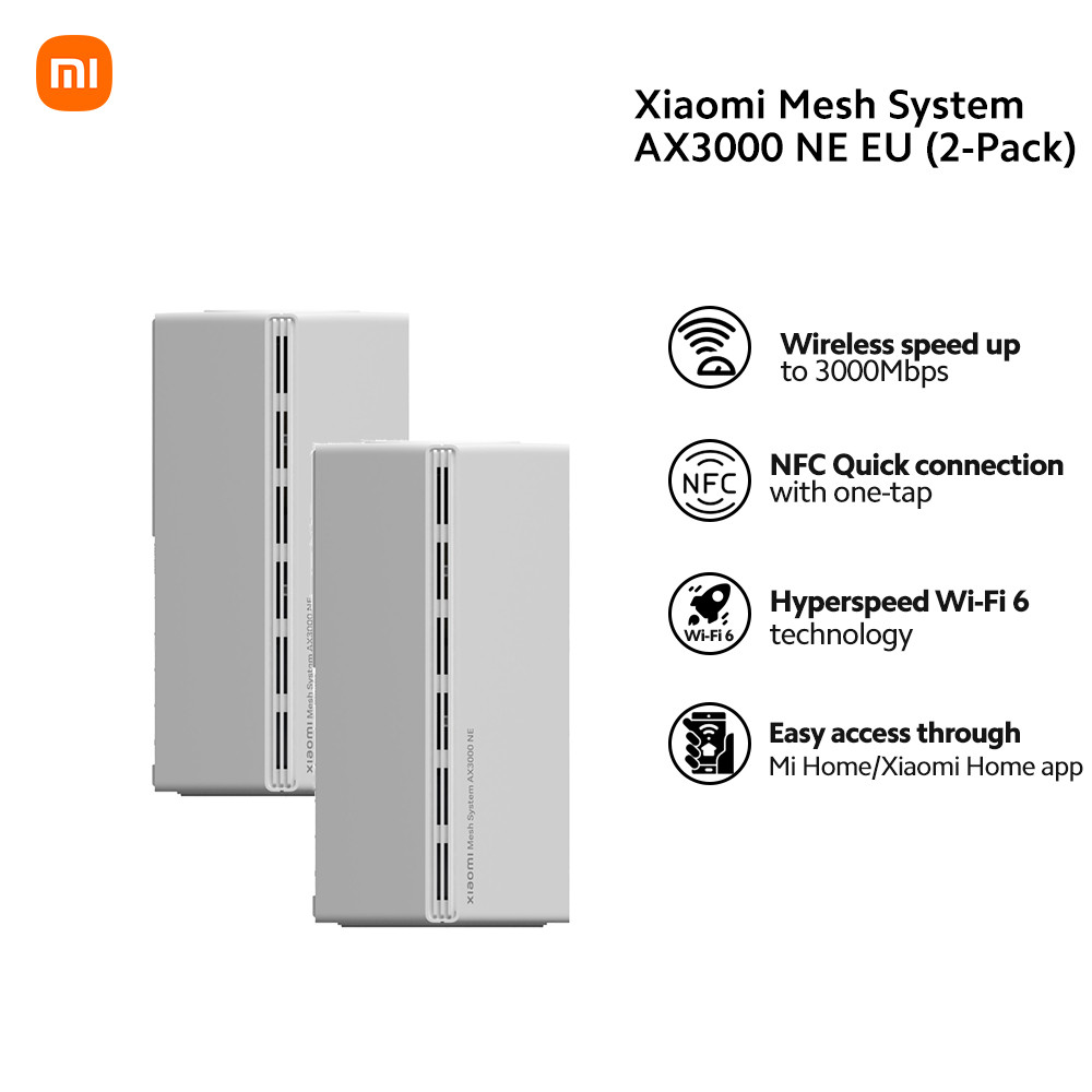 Xiaomi Mesh System AX3000 NE EU (2-Pack) | Shopee Philippines