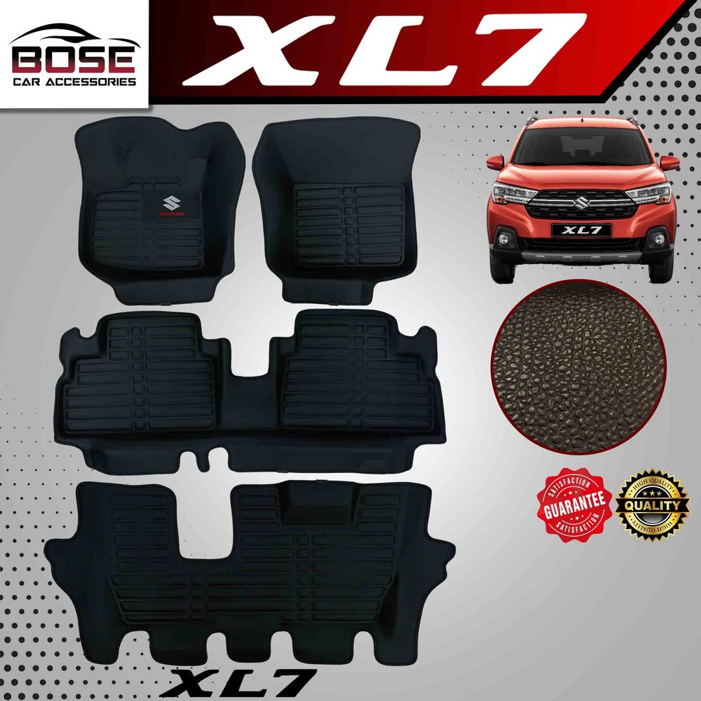 5D Black/5D Diamond / TPE Deep Dish Matting for Suzuki XL7 2020 2021 ...