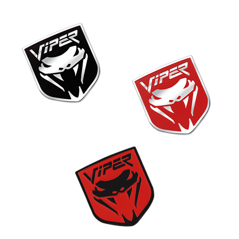 -Car Front Grille Hood Rear Trunk Sticker Emblem Badge For Viper Demon ...