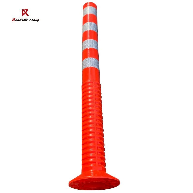 ROADSAFE 100cm road sign post 1 meters PU safety warning post ...