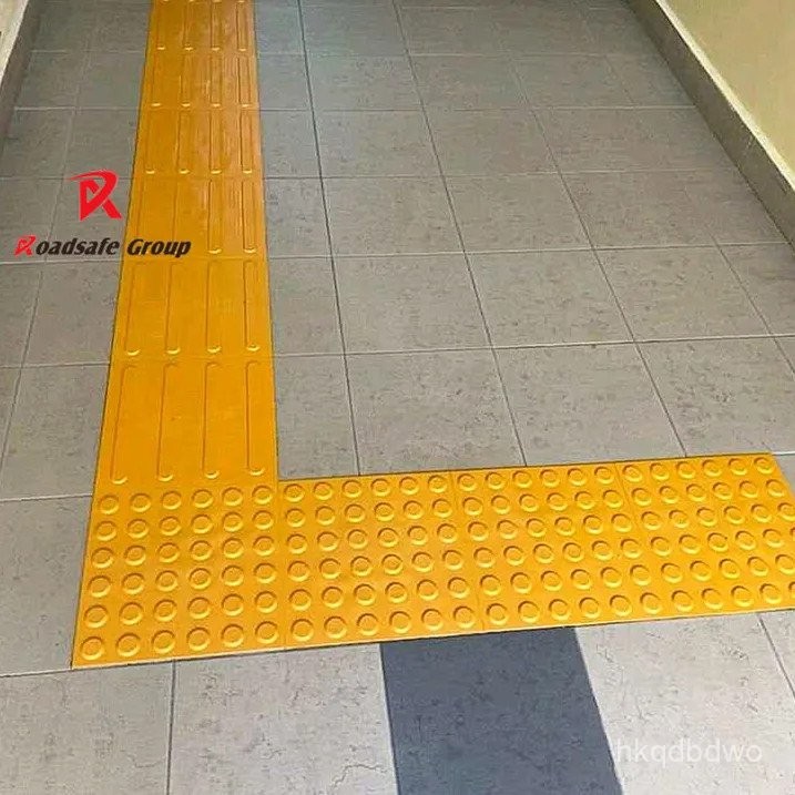 TPU PVC PU rubber tactile tiles paving indicator mat indicators stud ...
