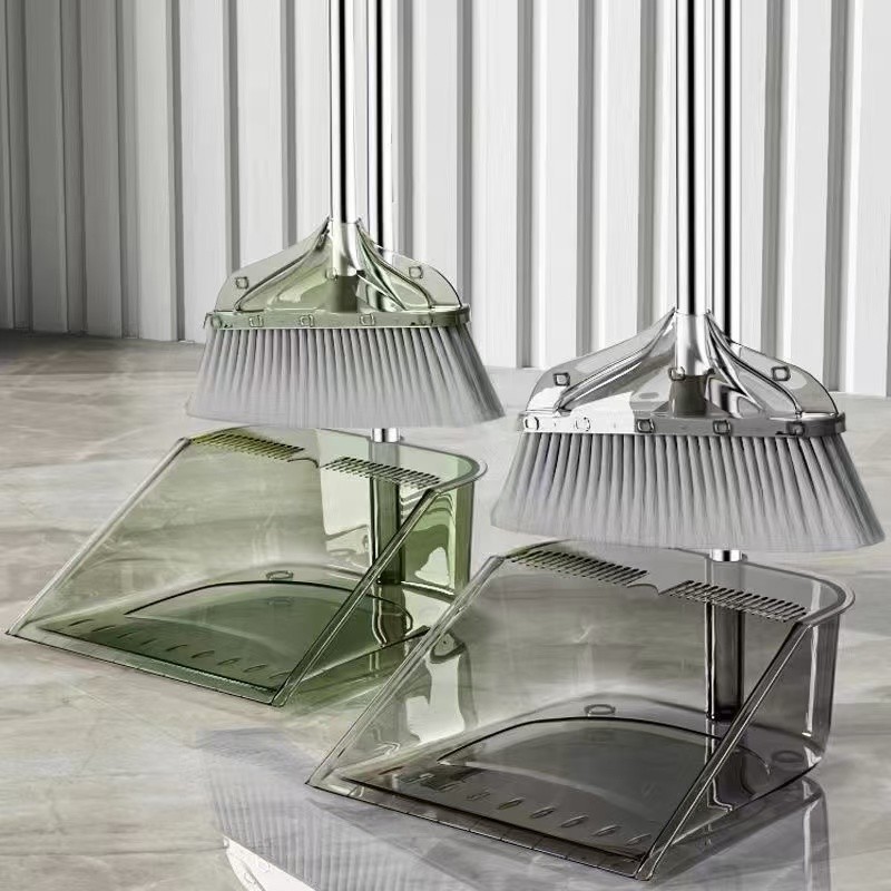 NEW Broom and Dust Pan Set Household Mop Cleaning Outdoor Indoor Walis ...