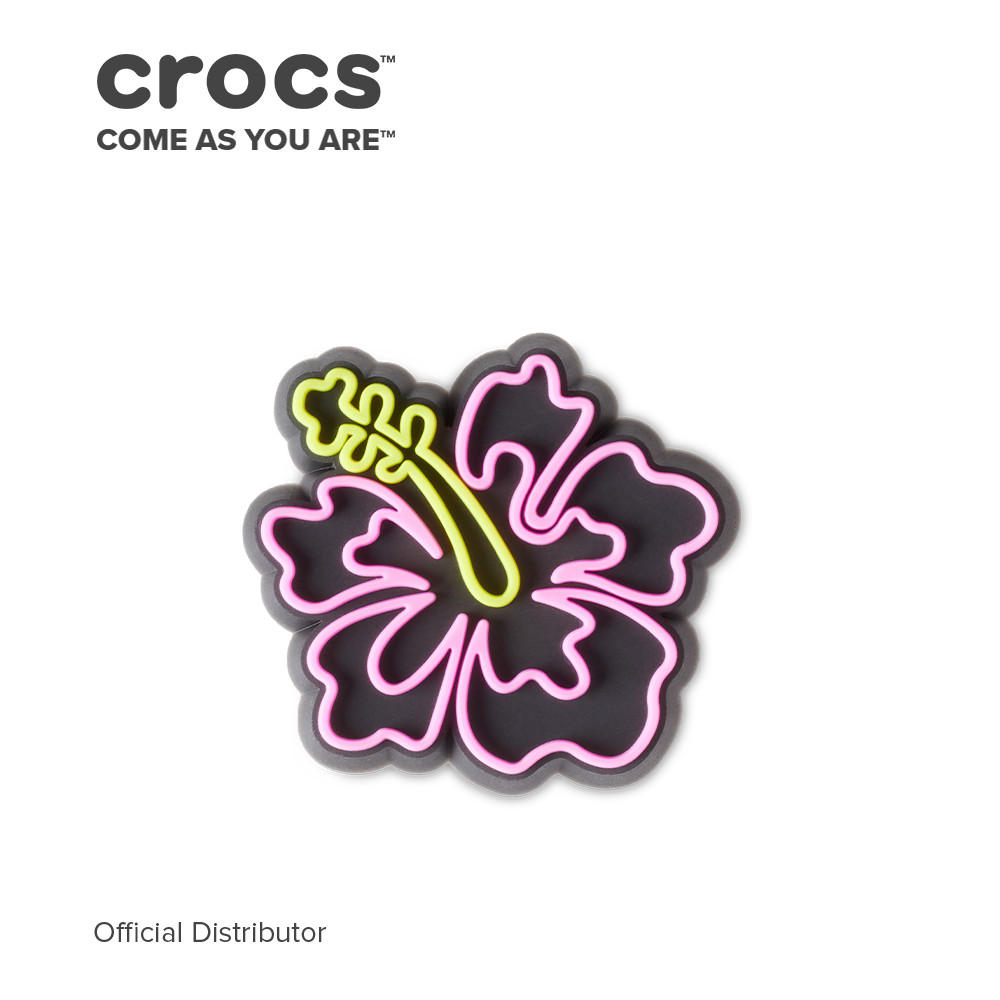 Crocs Jibbitz Charm Lights Up Hibiscus | Shopee Philippines