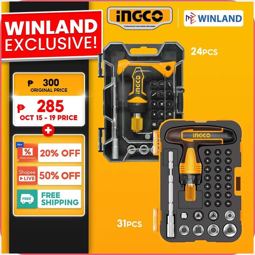 Ingco/Iv|by&NkWinland:CD?24pcs/31pcs?G+T-handle@H>Wrench;qG@n+Screw@o ...