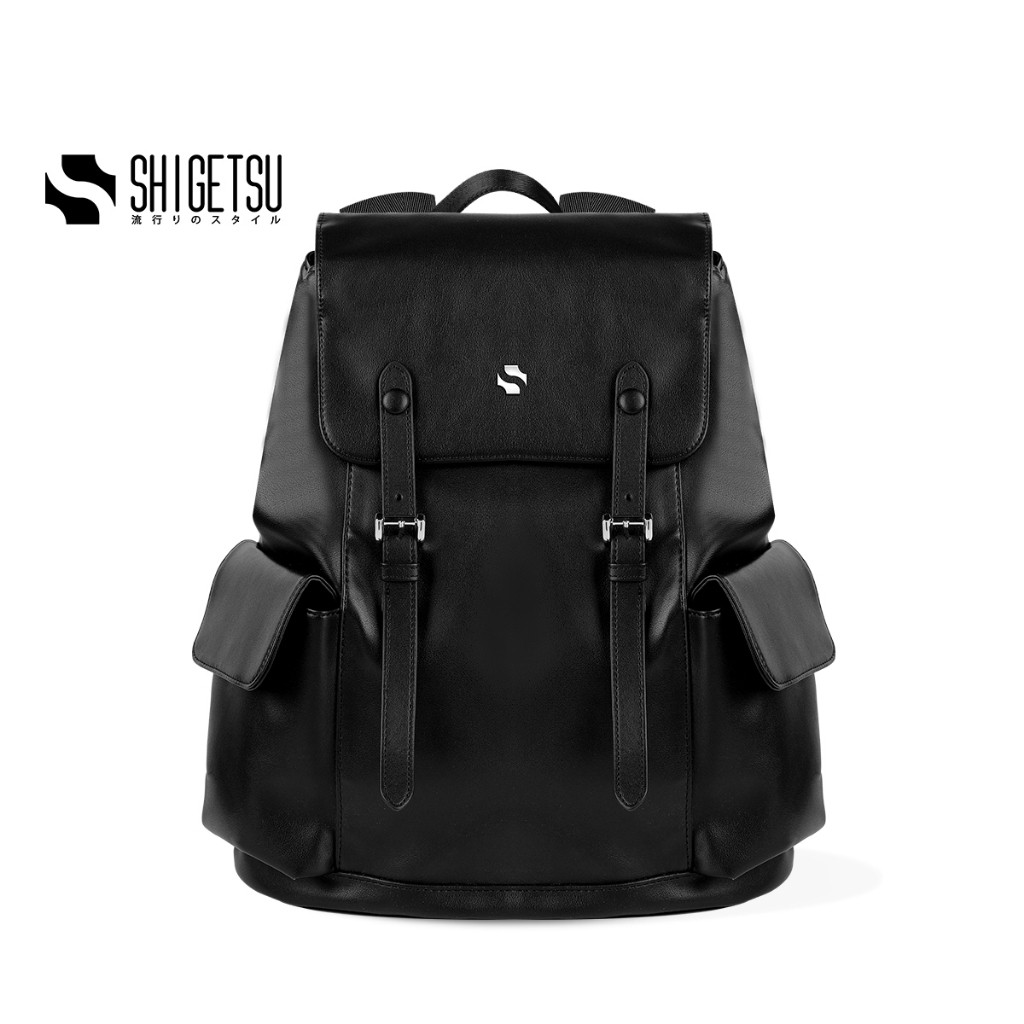 Shigetsu Leather Backpack Collection for Men Bag for School | Shopee ...