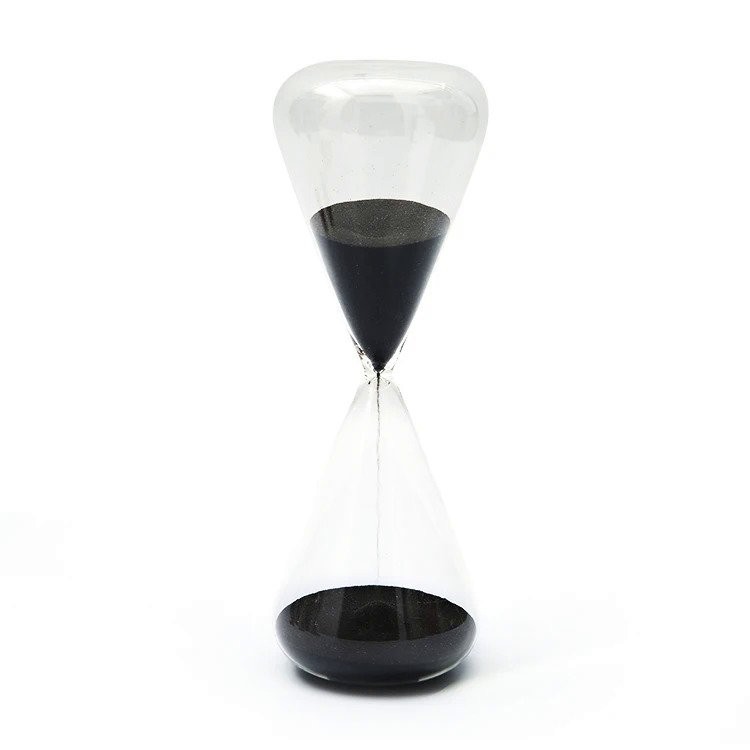 Hourglass timer Mouth Blown multiple time 60 Minute colored Standard ...