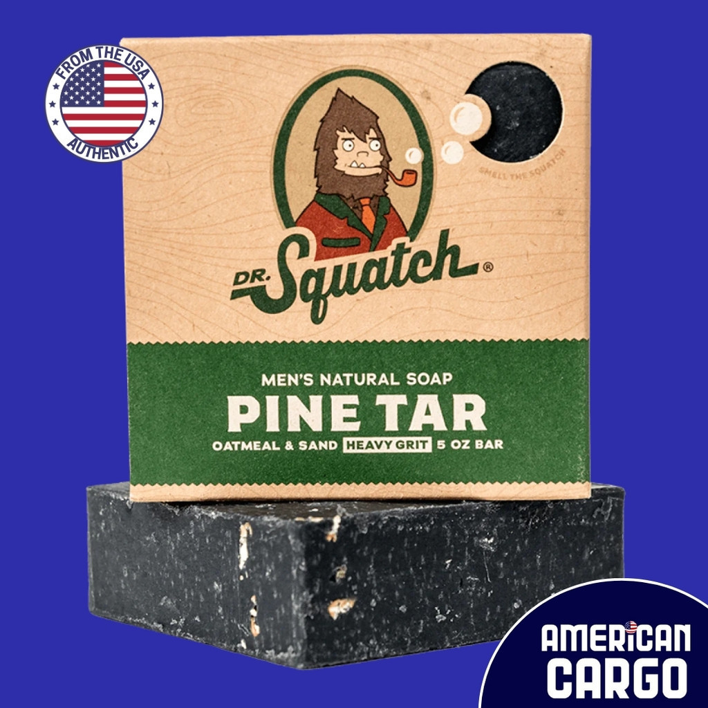Dr. Squatch Men's Natural Soap, Oatmeal & Sand Pine Tar, 5 oz | Shopee ...
