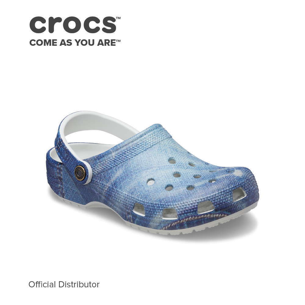 Crocs Classic Denim Clog in Moonlight | Shopee Philippines