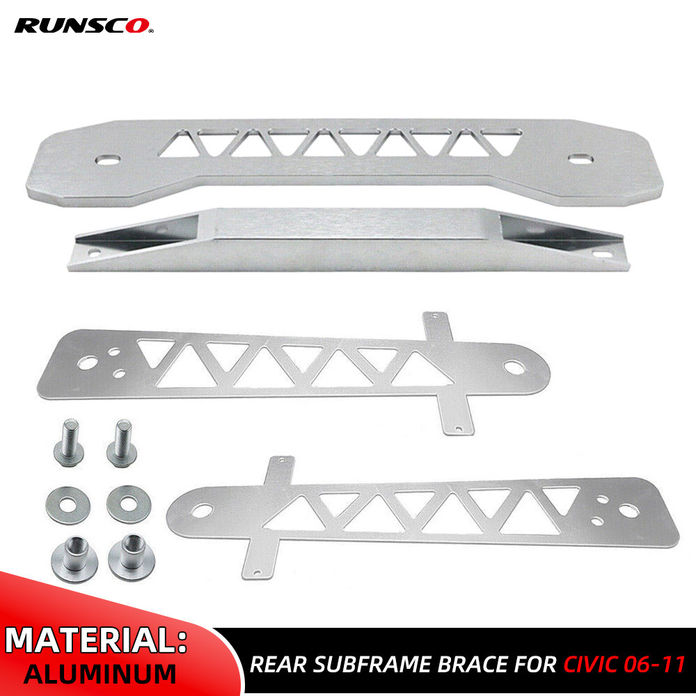۩REAR SUBFRAME BRACE TIE BAR LOWER CONTROL FAKE ARM COMPLETE KIT FOR ...