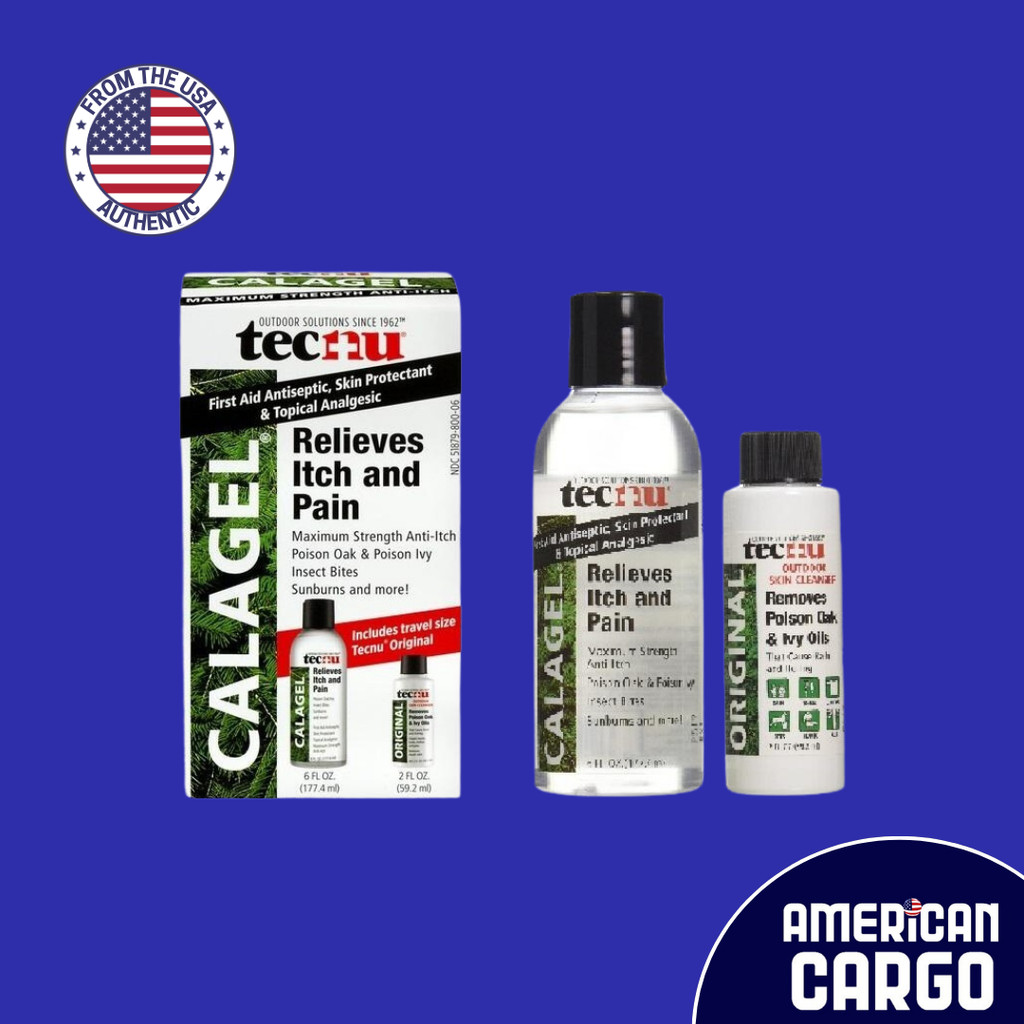 Tecnu First Aid Antiseptic, Skin Protectant 2 Count (Calagel 6 fl.oz ...