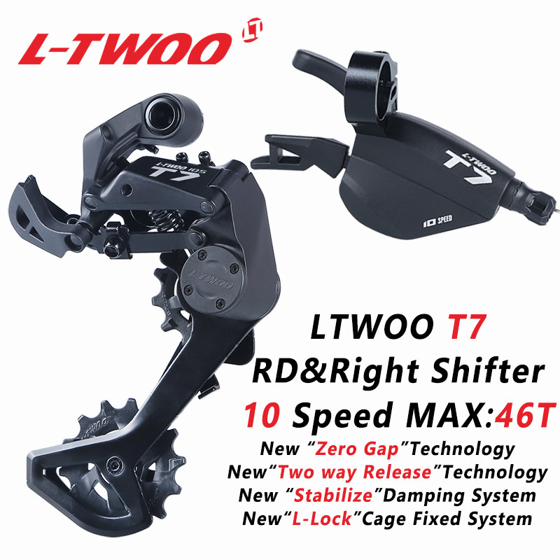 LTWOO T7 10Speed Groupset 2-Way Release Trigger Shifter Damping RD For ...