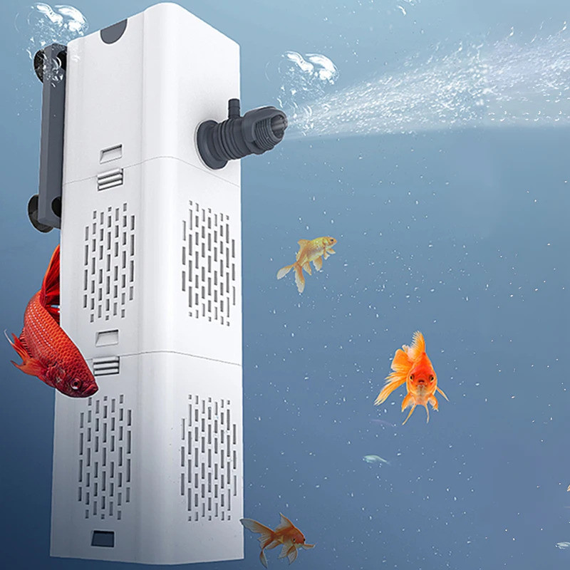 220V Silent Water Pump Fish Tank Submersible Air Pump Wave Maker ...