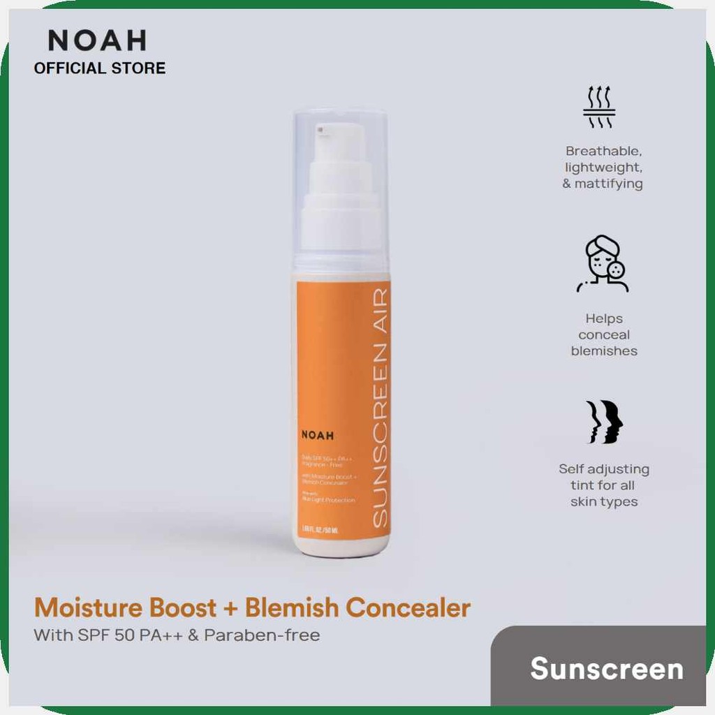 Noah*ISunscreen!u&Air`Gh&Tinted`mz&Spf`bo&50`Vh&Pa++`W&Improved`O&With ...