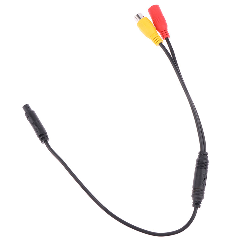 【Car Backup Camera Wire Harness CVBS RCA 4-Pin Male To Female Connector ...