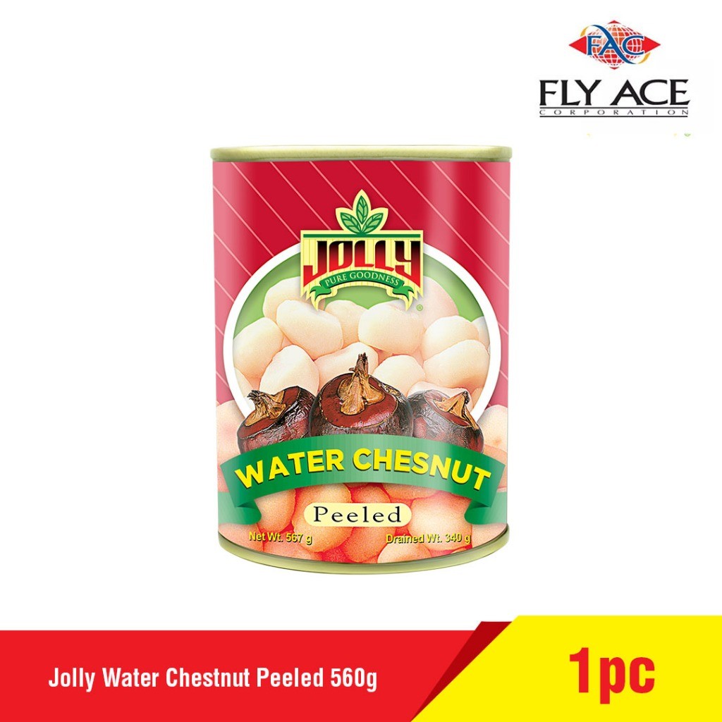 Jolly Water Chestnut Peeled 560g | Shopee Philippines