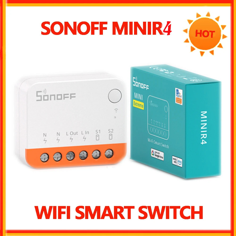 Sonoff Mini R4 Extreme Wifi Smart Switch External Switch Control Detach ...