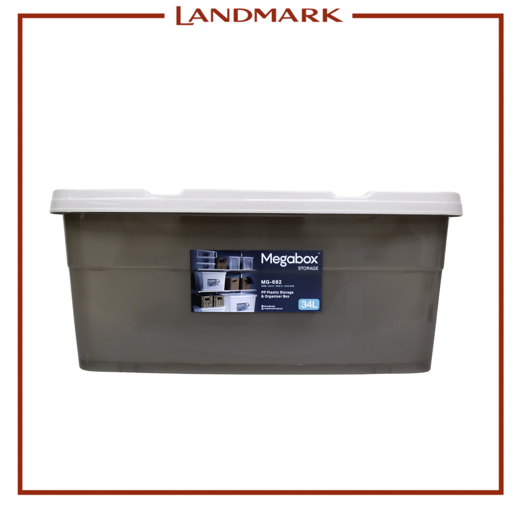 Megabox Storage Box 34L 55 x 39 x 25cm (MG-682) | Shopee Philippines