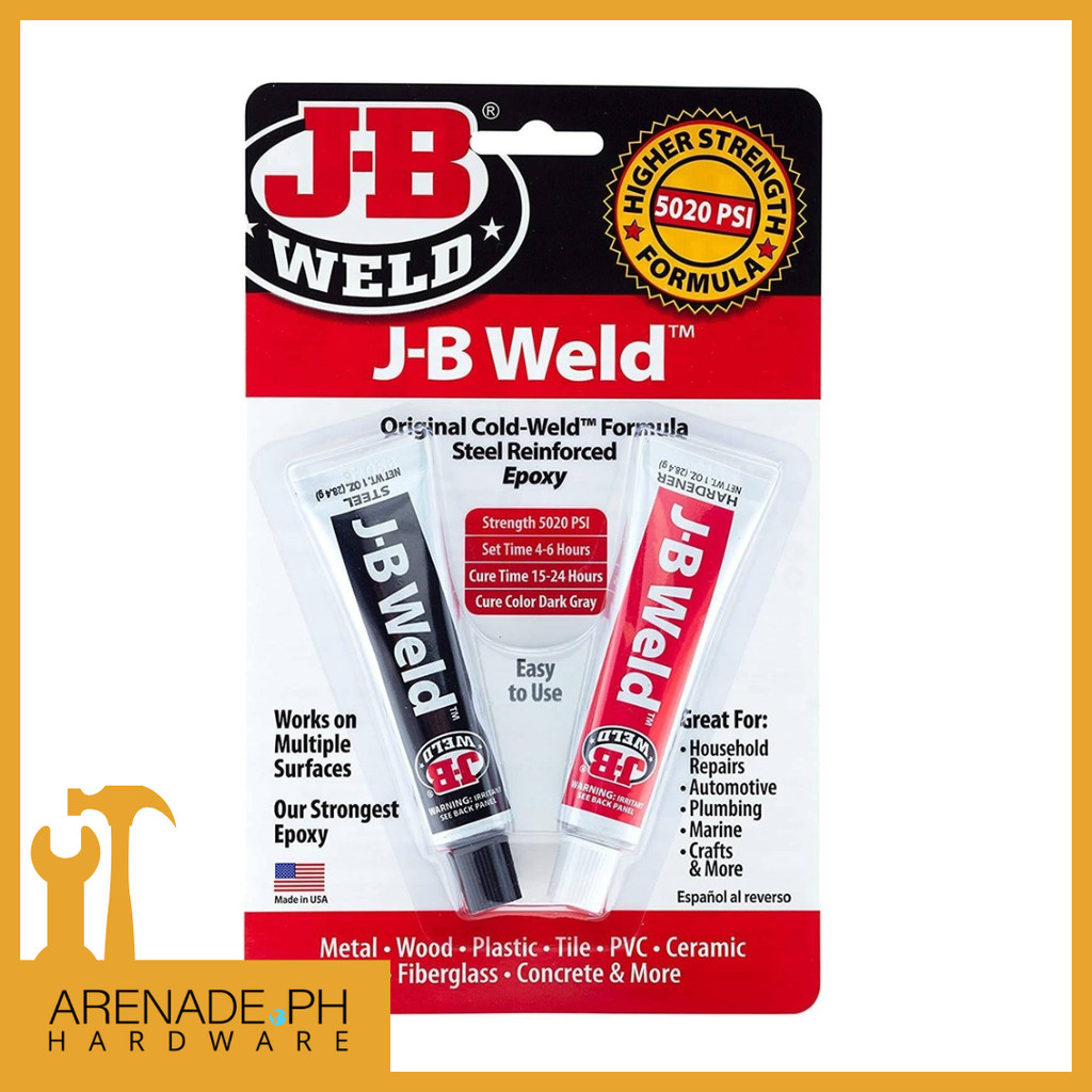 JB Weld Original Cold-Weld Formula Steel Reinforced Epoxy, 1 oz. / 28.4 ...