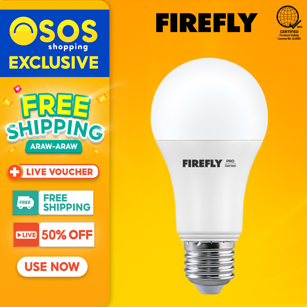 Firefly Pro Series 3 Step Dimming LED Bulb Light 11W (Warm White ...