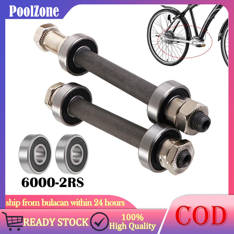 Bicycle Axle Front Rear Bike Hub 6000-2RS Bearing Universal for ...