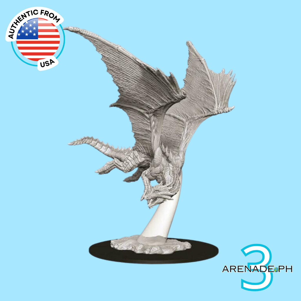 D&D WizKids Nolzur's Marvelous Unpainted Miniatures Young Bronze Dragon ...