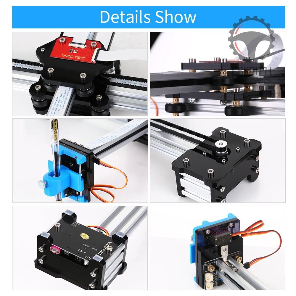 Ebest Desktop DIY Assembled XY Plotter Pen Drawing Robot Drawing ...