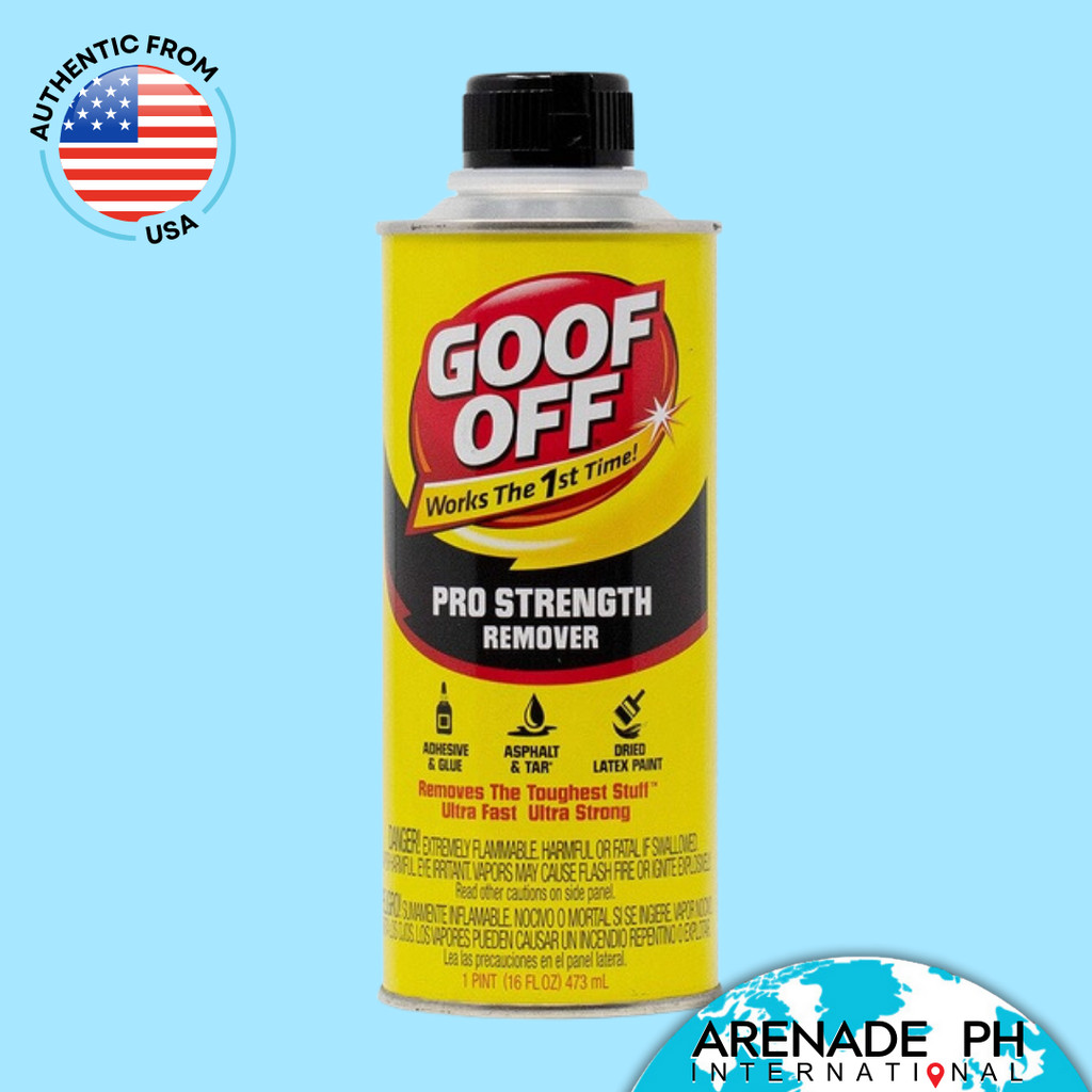 Goof Off Pro Strength Remover 1 Pint 473ml | Shopee Philippines