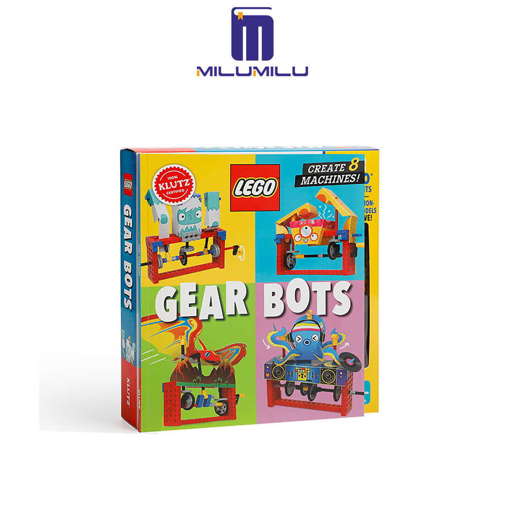 milumilu LEGO Gear Bots : Create 8 Machines STEM Manual toys operation ...