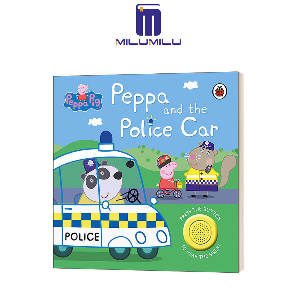 milumilu Peppa Pig Police Car Board Book Sound Book Original English ...