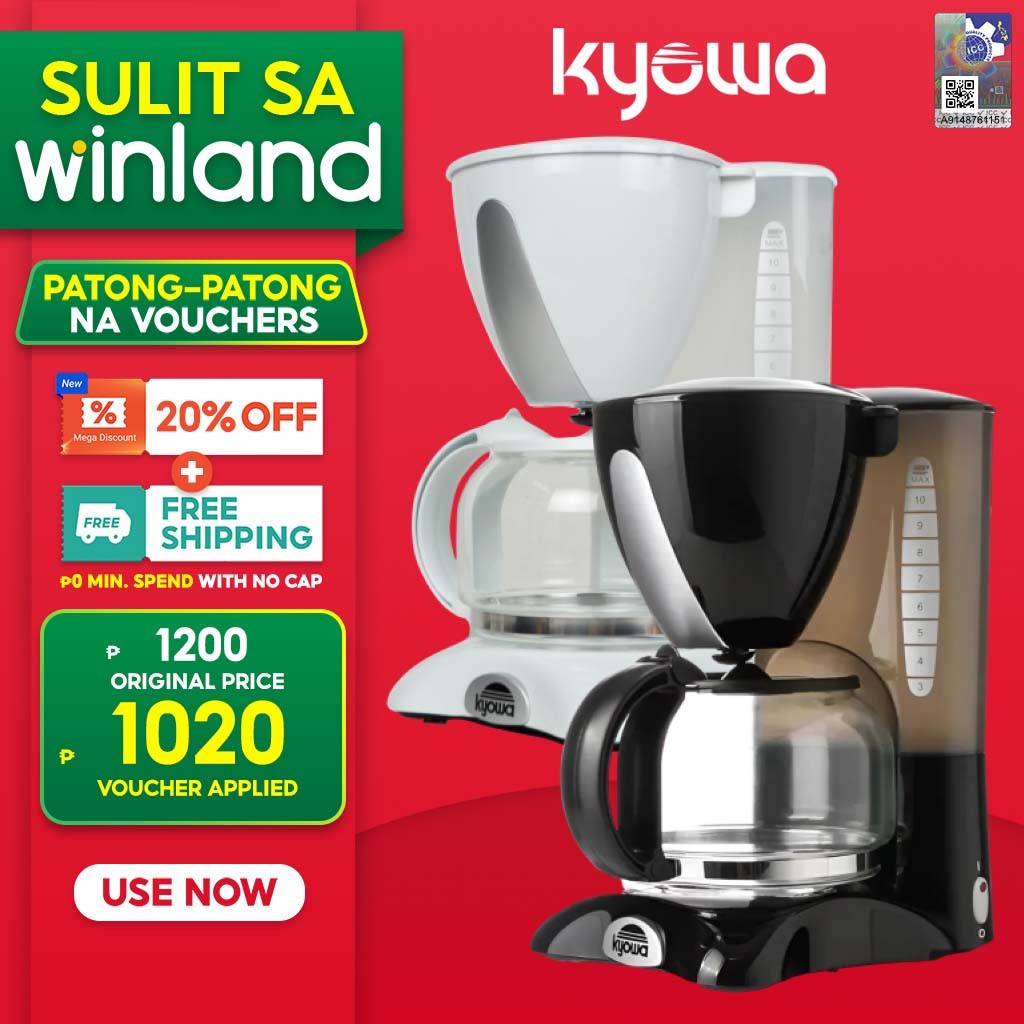 Kyowa by Winland 10-Cups Portable Coffee Maker Coffee Machine with Anti ...