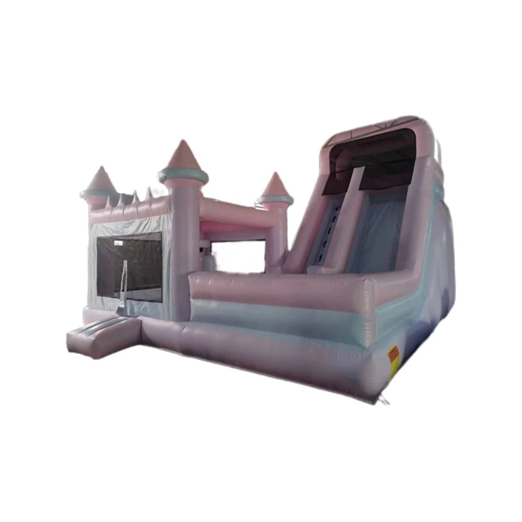 Factory Customize Pastel Inflatable Castle inflatable slide Bouncy ...
