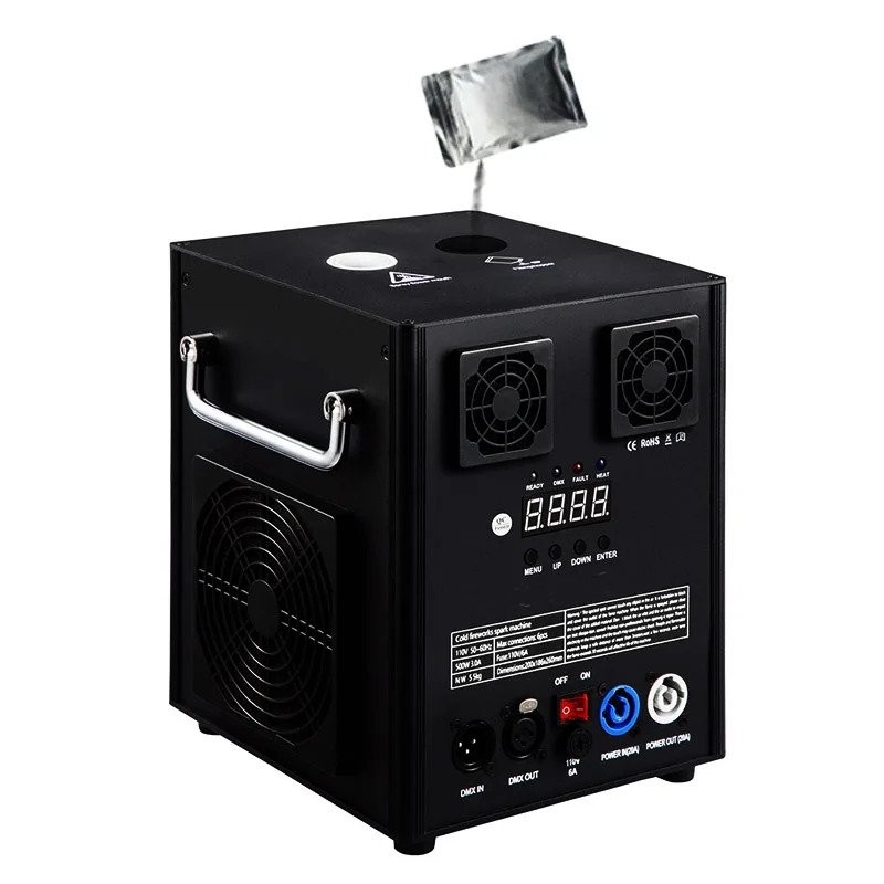 Professional 600W Remote Control Cold Spark Machine Stage Pyro Fountain ...