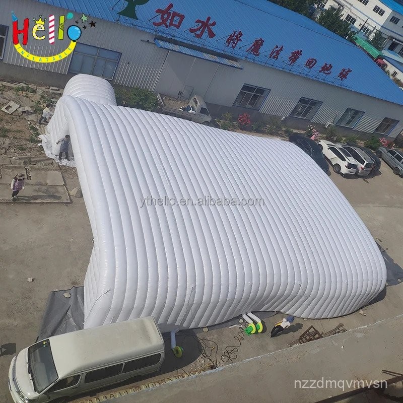 air structure house huge architecture white traveling inflatable museum ...