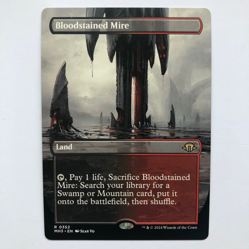 Playtest Card - Bloodstained Mire (MH3) Borderless | Shopee Philippines