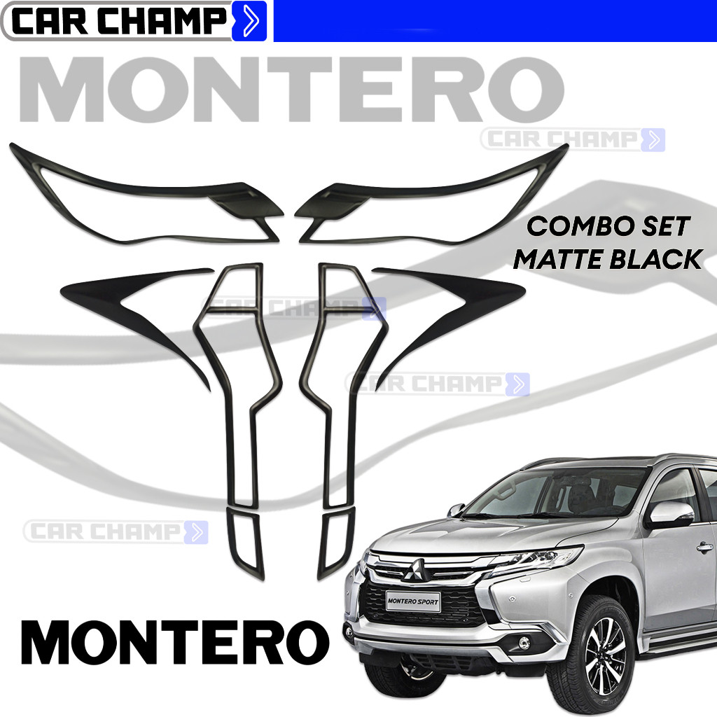 Mitsubishi Montero Sport 2016 to 2019 Head Light and Tail Light Garnish ...