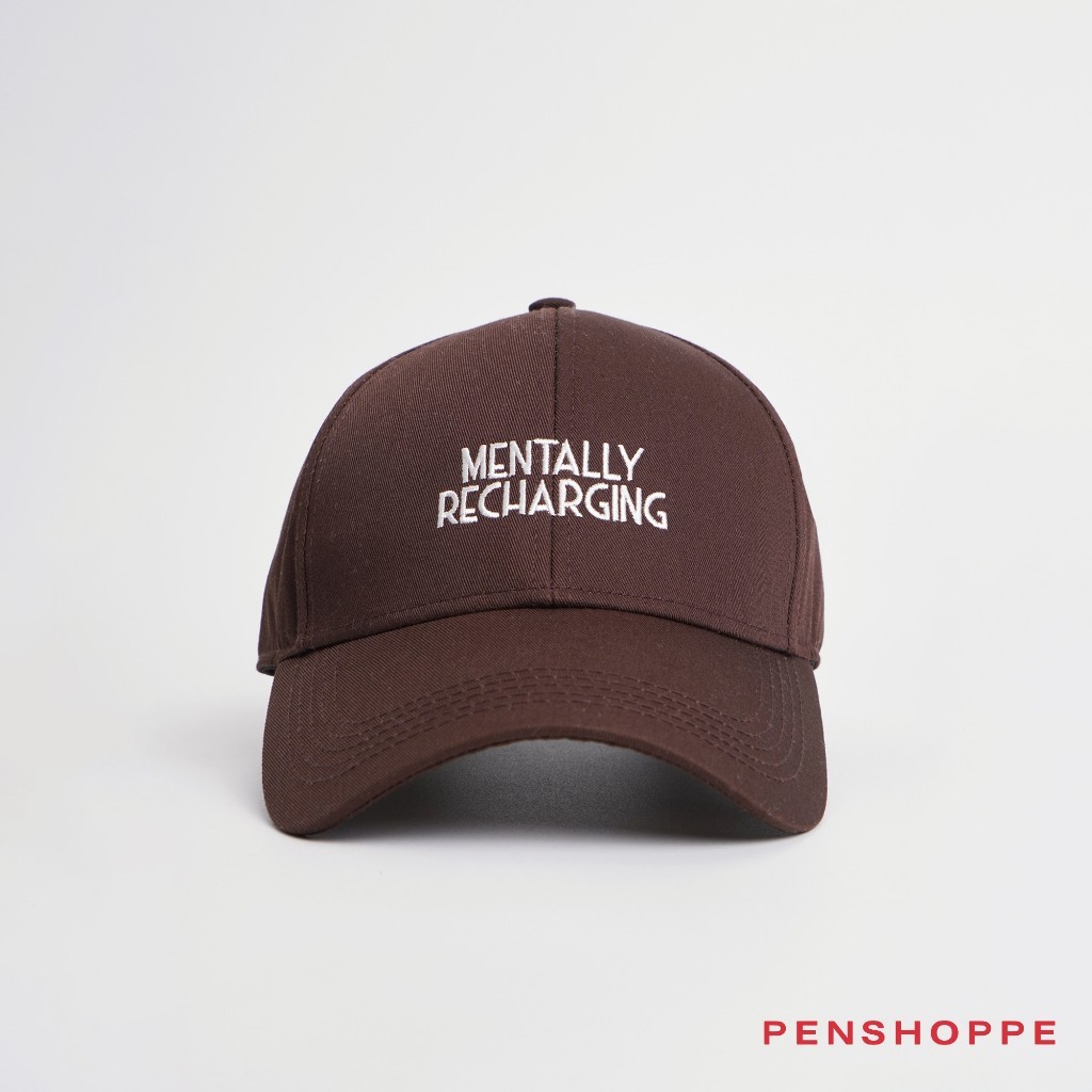 Penshoppe Varsity Cap With Flat Embroidery For Women (Brown) | Shopee ...