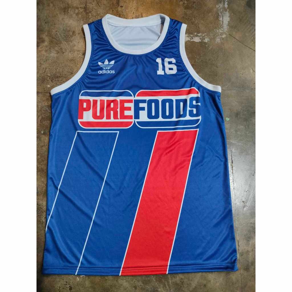 PBA RETRO JERSEY | PUREFOODS BLUE PATRIMONIO #16 | FULL SUBLIMATION ...