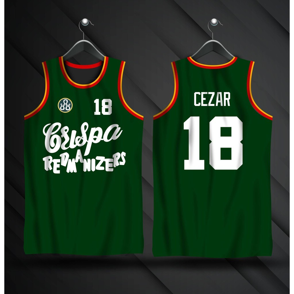 PBA RETRO JERSEY | Crispa Redmanizers Green Cezar #18 | Customize Full ...