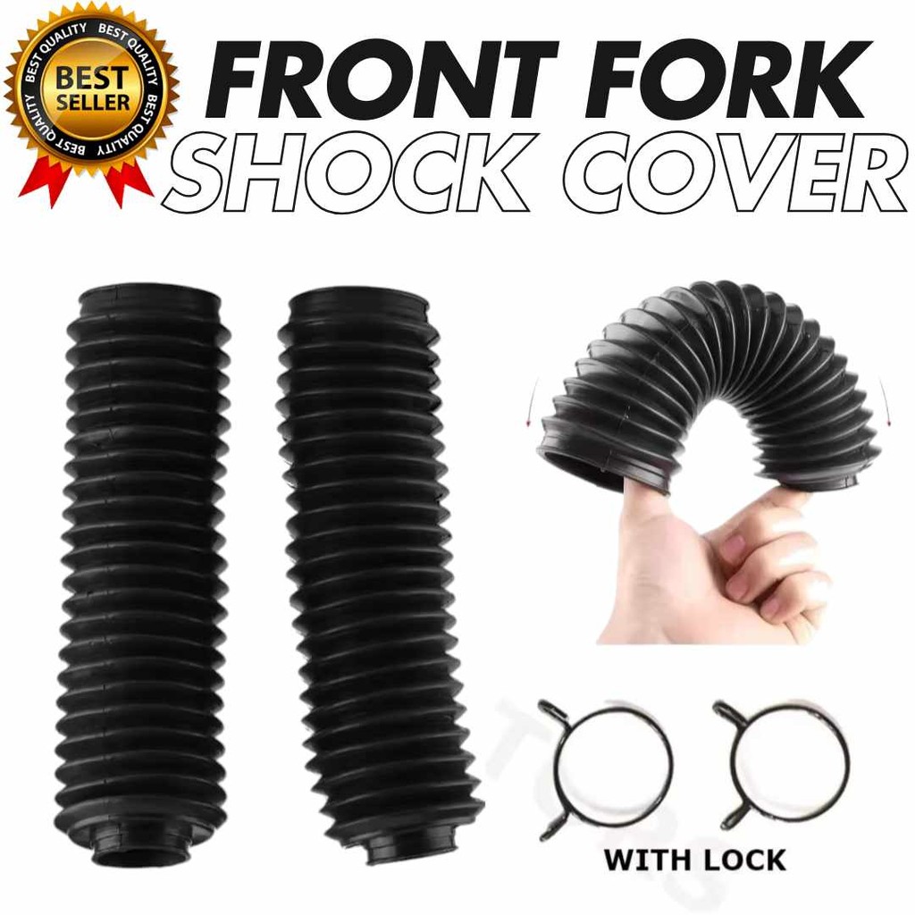 Kawasaki KLX 140 RUBBER BOOTS MOTORCYCLE FRONT SHOCK COVER FRONT FORK ...