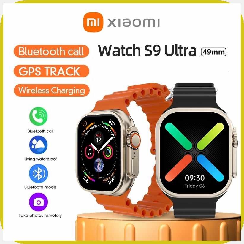 Xiaomi]h_Watch)MK`S9,d!Ultra[aP!Smart@JC@TI@me@Dc Watch Orginal Bluetooth Call Waterproof Heart ...