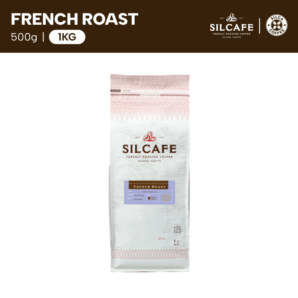 Silcafe French Roast Whole Beans Coffee - 1KG | Shopee Philippines