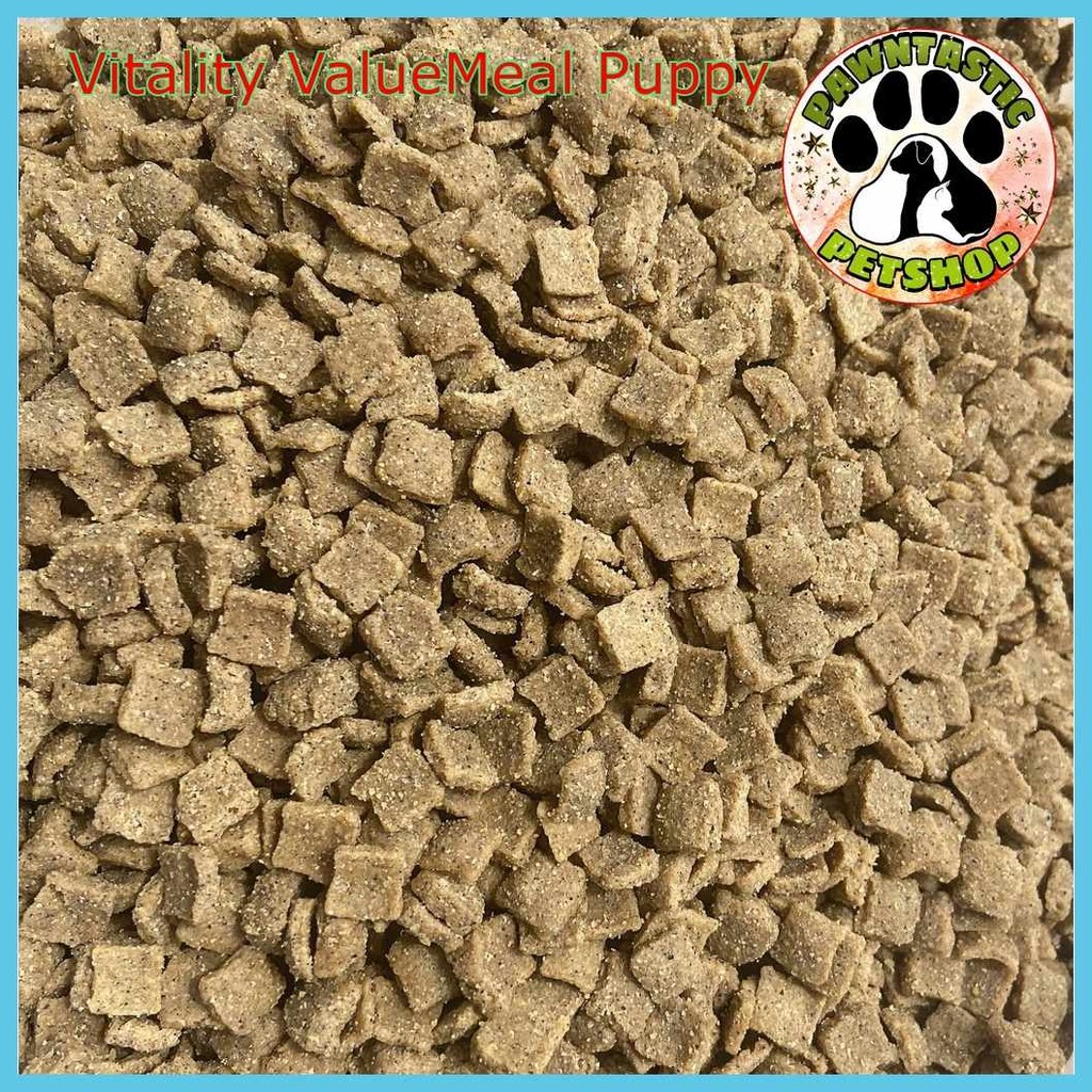 Vitality*S*ValueMeal&gG!PUPPY/ADULT,AF[Small,fc[Bites,KB[1kilo,ap[[100% ...