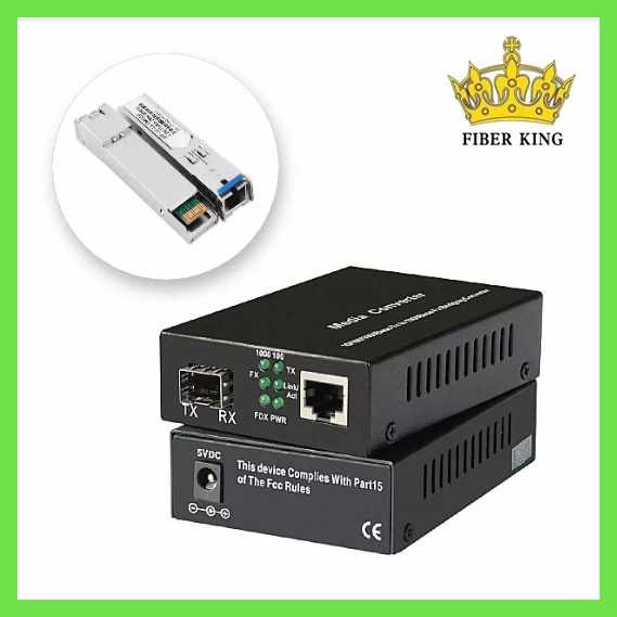 Fiber+b.KingN_Gigabit~Ic?Media*BT?Converter*LR?Sfp*iC?Transceiver*ZX ...