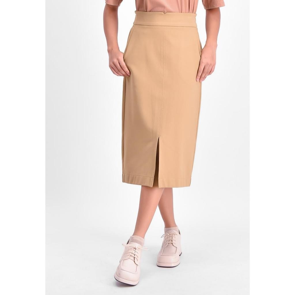 BENCH/ - YKL0264 - Women's Pencil Skirt with Front Slit | Shopee ...