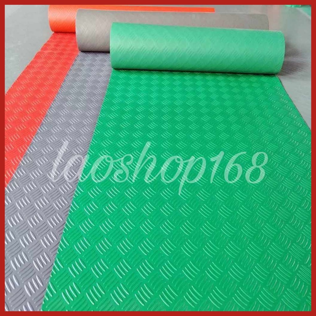 Anti-Slip]Sk`checker#sq&Plate+h@L@Rubber+j@Matting/Flooring(W-0.9m/90cm ...
