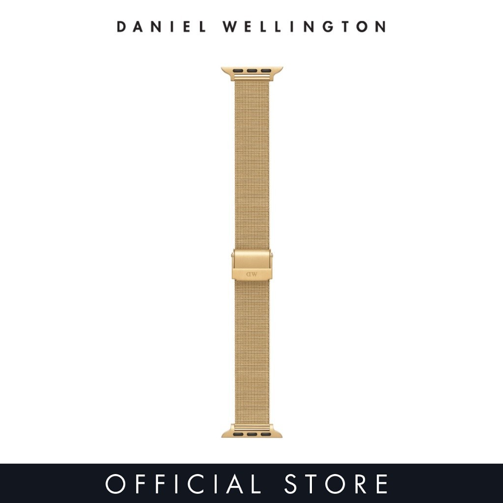 Daniel Wellington Smart Watch Mesh Strap Evergold Gold - DW Strap for ...